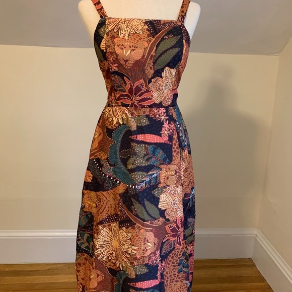 Dresses | Nwt Farm Rio Inspired Summer Dress Farm Rio Floral Animal ...